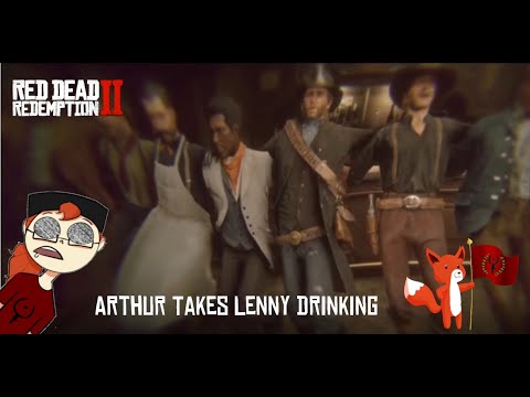 Red Dead Redemption 2 Ep 8 Arthur takes Lenny Drinking - YouTube