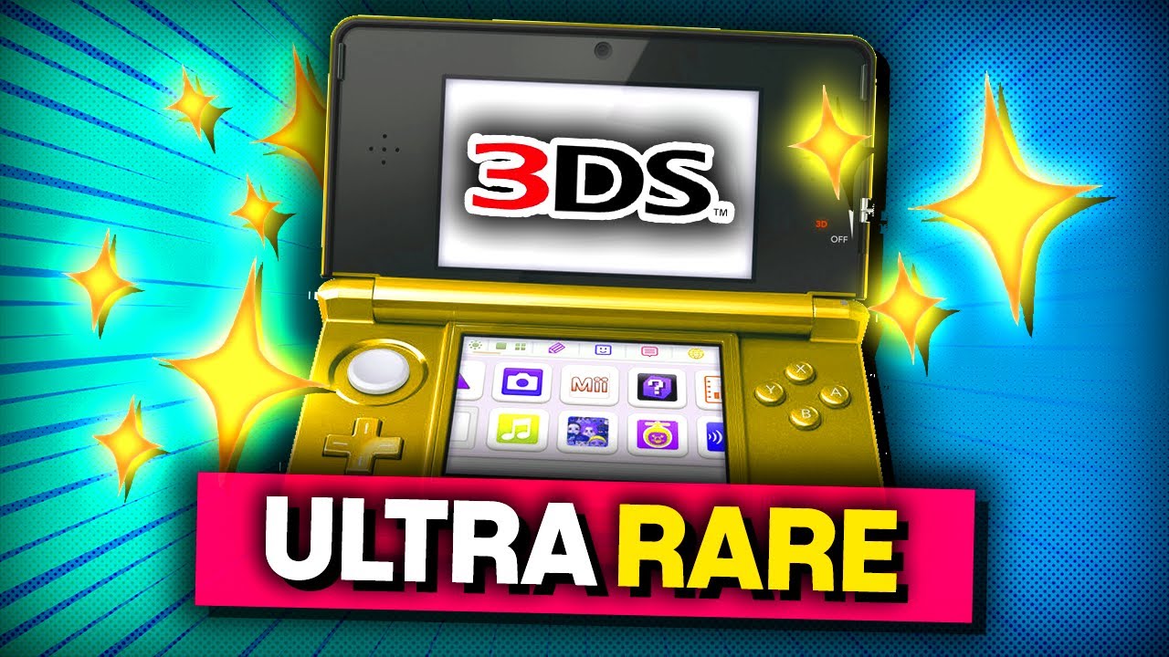 Les 3DS les PLUS RARES du MONDE 💸🌟 - YouTube