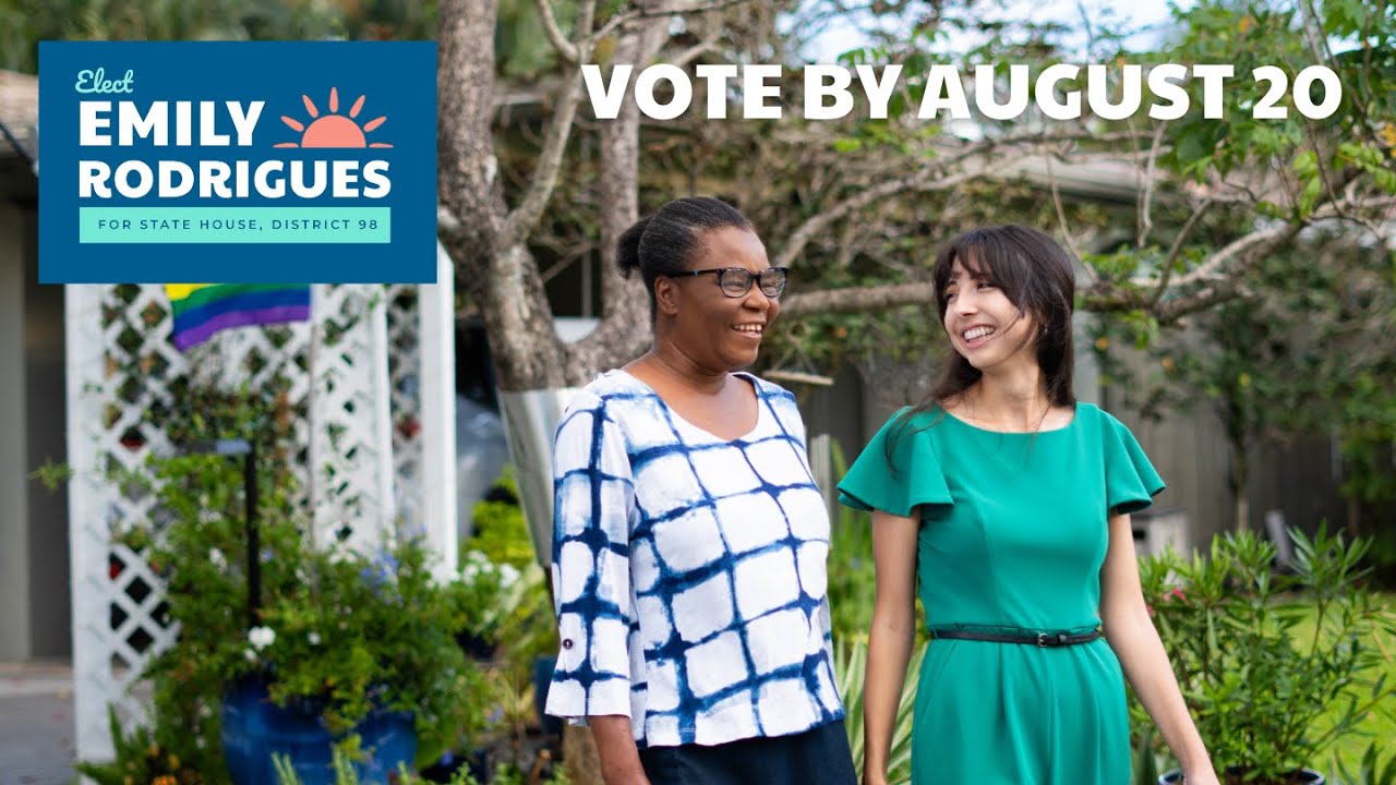 Emily Rodrigues for State House: Vote by August 20th - YouTube