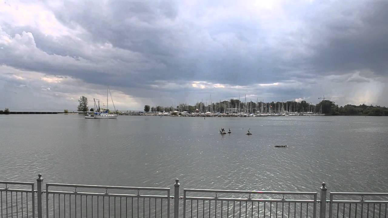 Whitby Ontario - Heydenshore Park Pier looking west Aug 4 2015 - YouTube