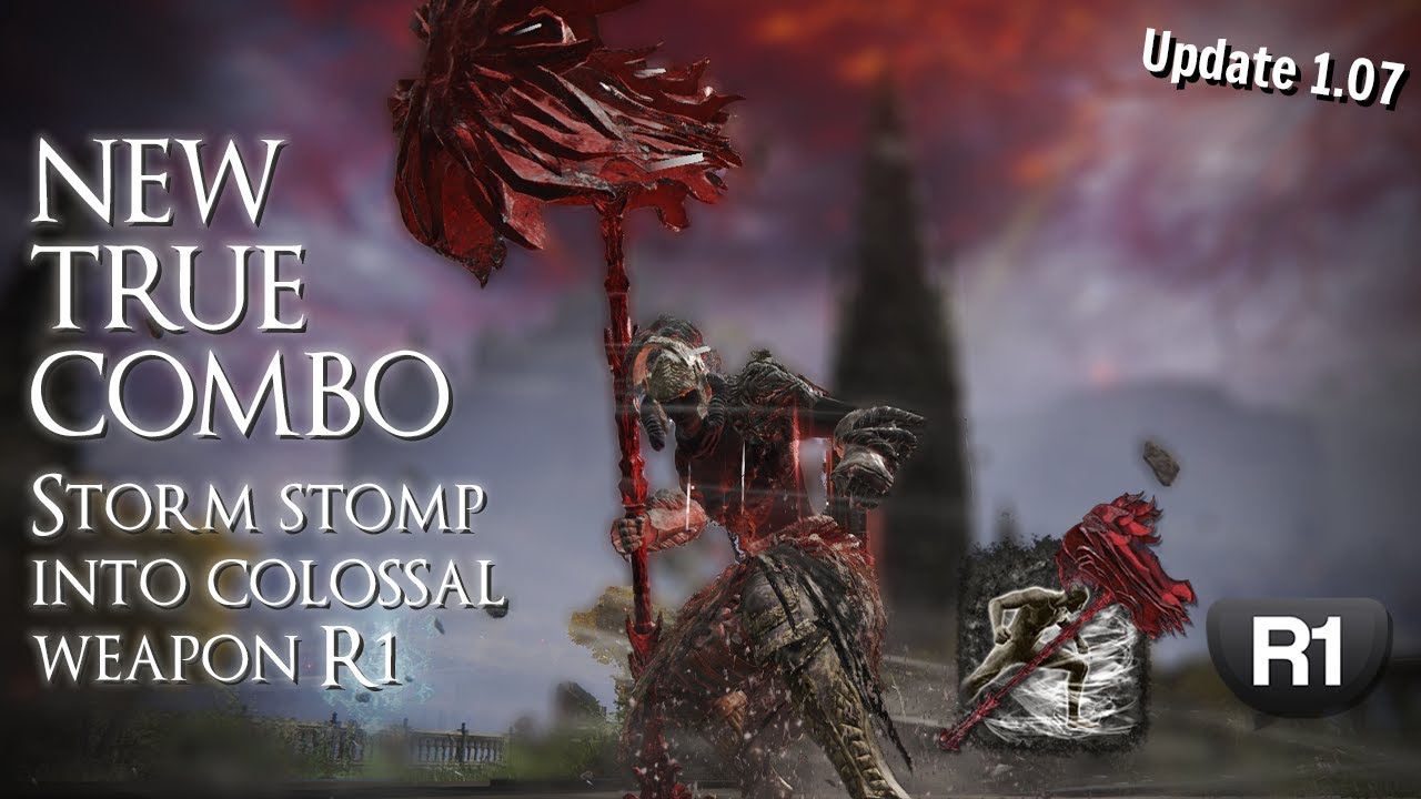 Storm stomp into colossal weapon R1 IS A TRUE COMBO - YouTube