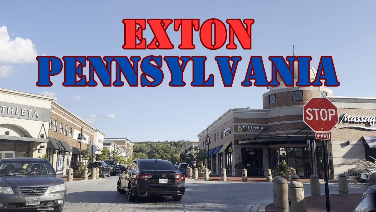 Exton Pennsylvania USA (Main St) - YouTube