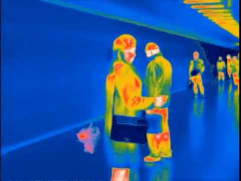 How fart looks like in thermal scanner. - YouTube
