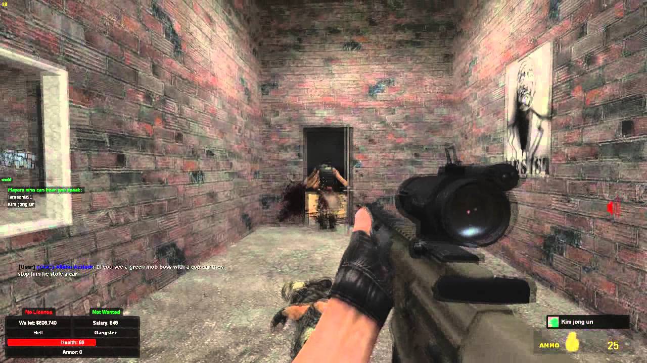 Gmod Darkrp - JUMP SCARE!! - YouTube