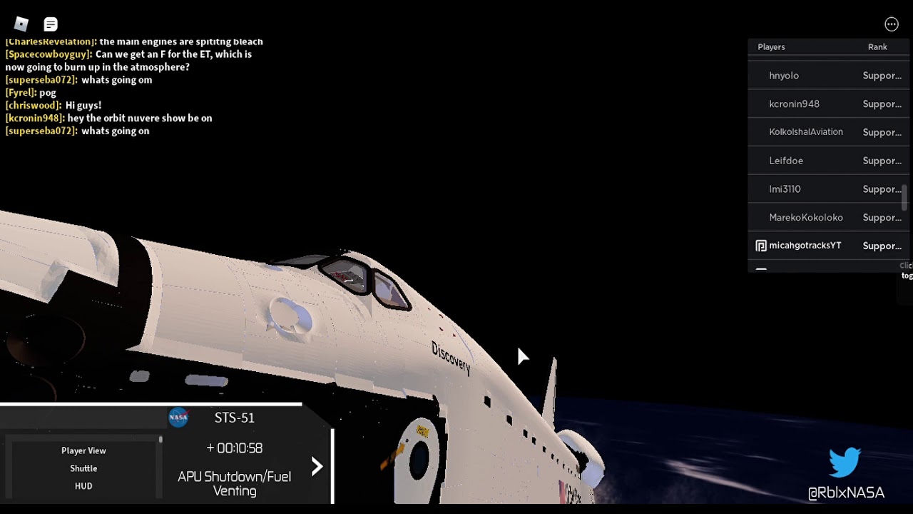Roblox Nasa Space Shuttle - YouTube