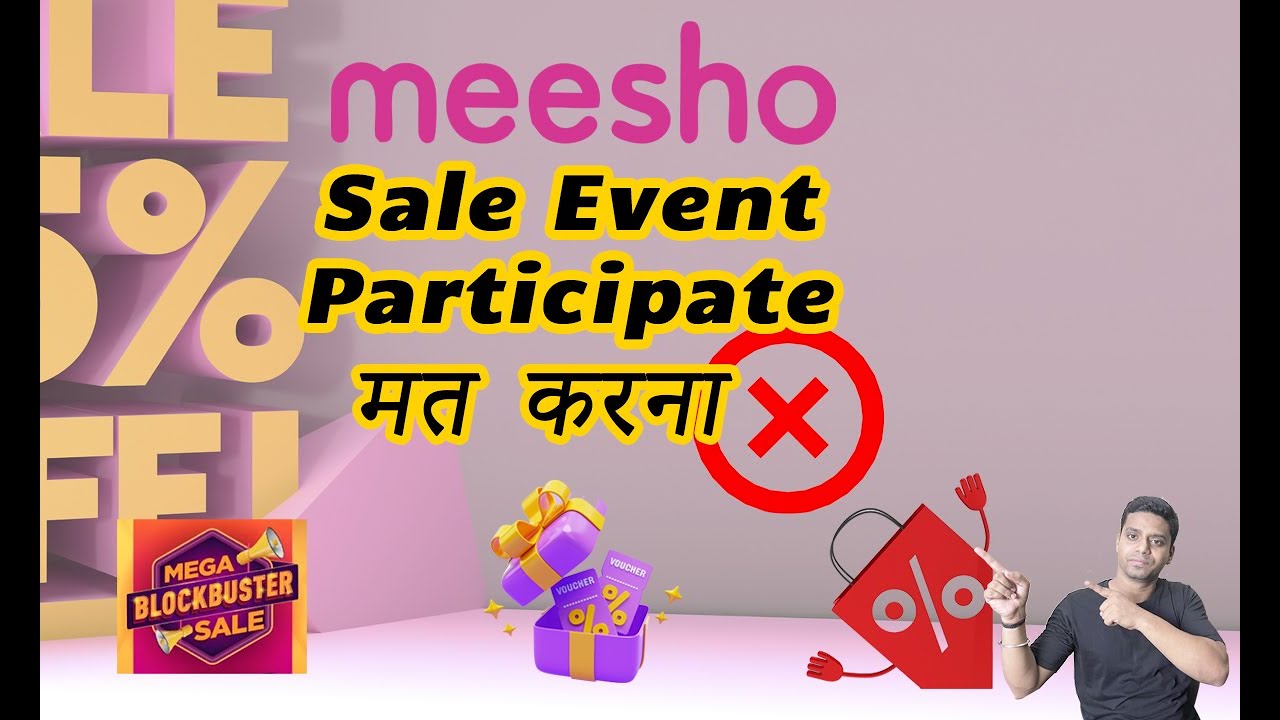 Meesho पर Discount देना पर कम | How to Participate Sale Event and Daily ...