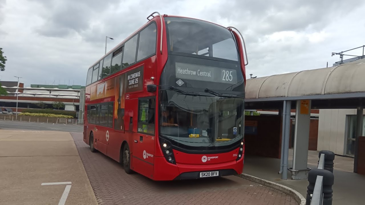 Full Ride Bus Route 285 Kingston to Heathrow Airport Central Transport ...
