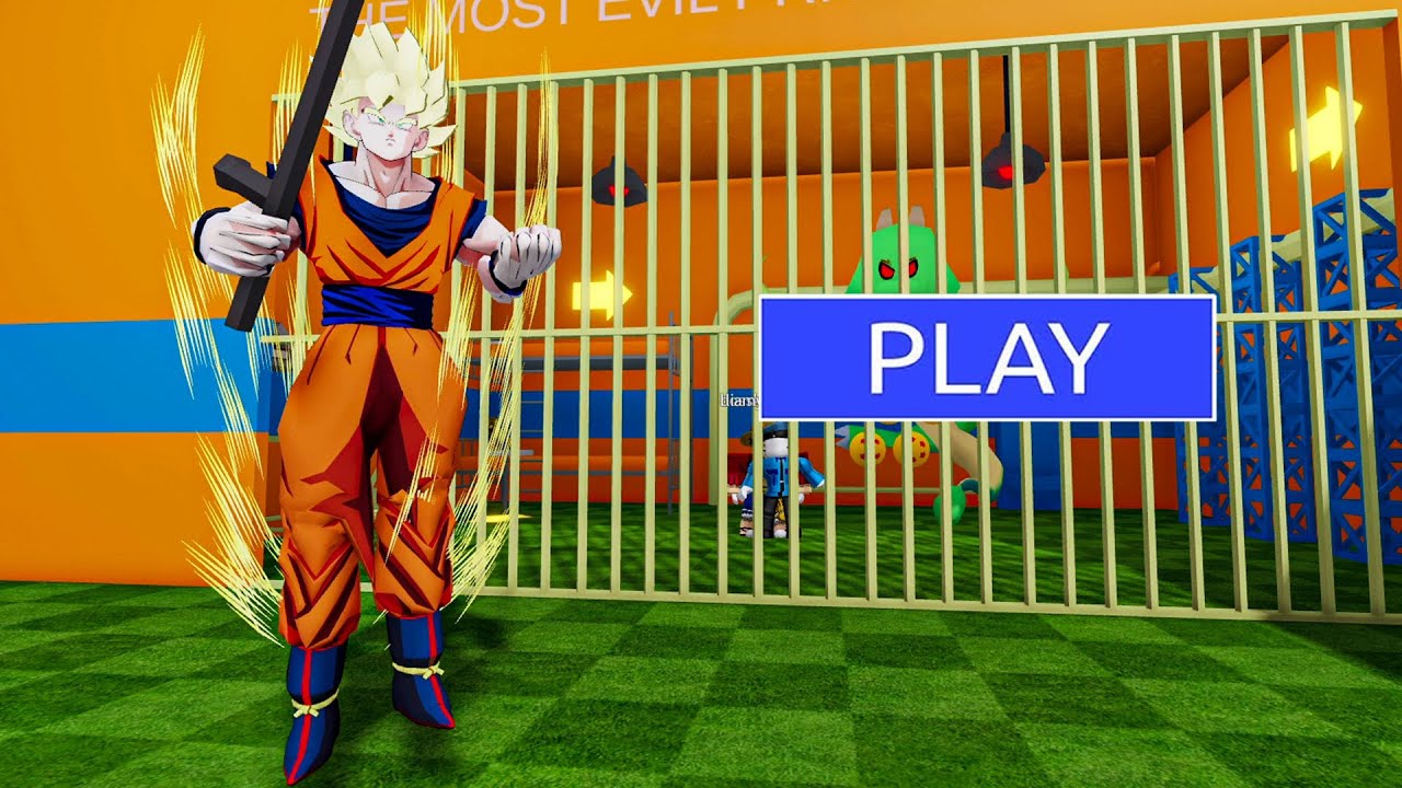 GOKU'S BARRY'S PRISON RUN! SCARY OBBY Full Gameplay #roblox - YouTube