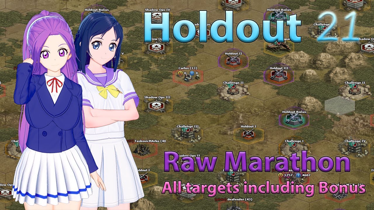 War Commander - Holdout 21 (Raw Marathon, first try) - YouTube