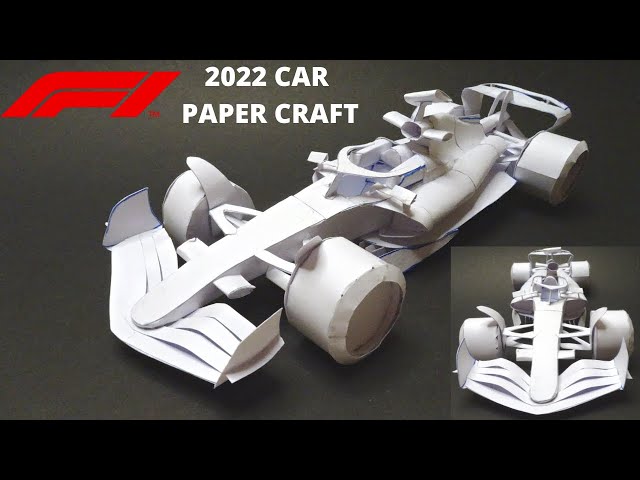 How To Make Origami F1 Car F1 Car 3D Papercraft | DIY Paper Sculpture