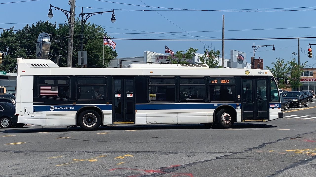 MTA NYCT Bus - 2015-2016 NovaBus LFS #8347 On The Bx30 - YouTube