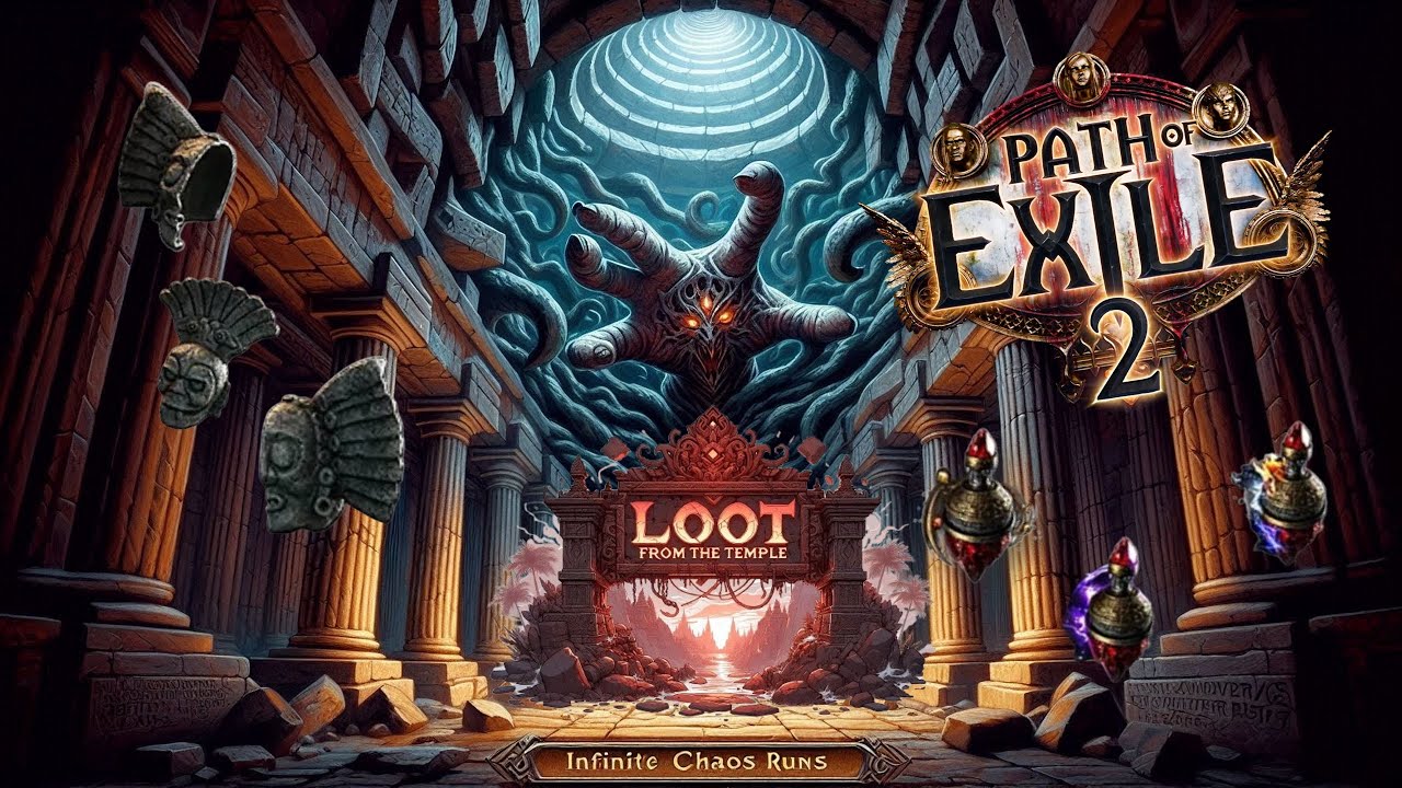POE 2 - Infinite Temple of Chaos Runs - YouTube