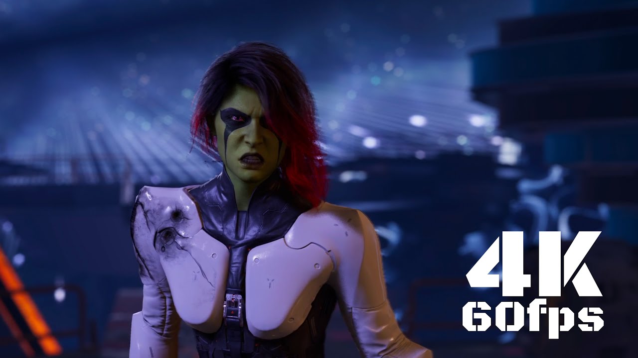 GUARDIANS OF THE GALAXY Gamora Crying Cinematic Clip - YouTube