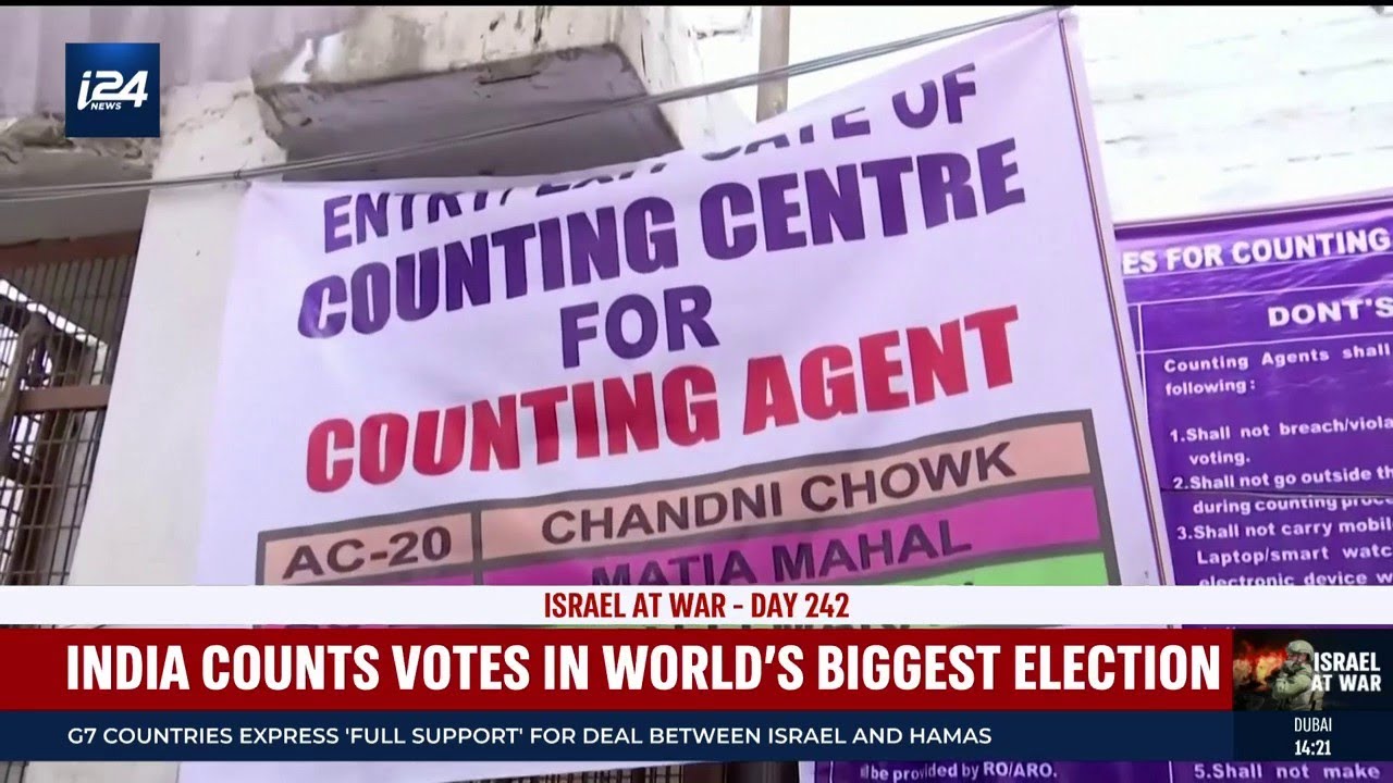 India counts votes in world's biggest election - YouTube