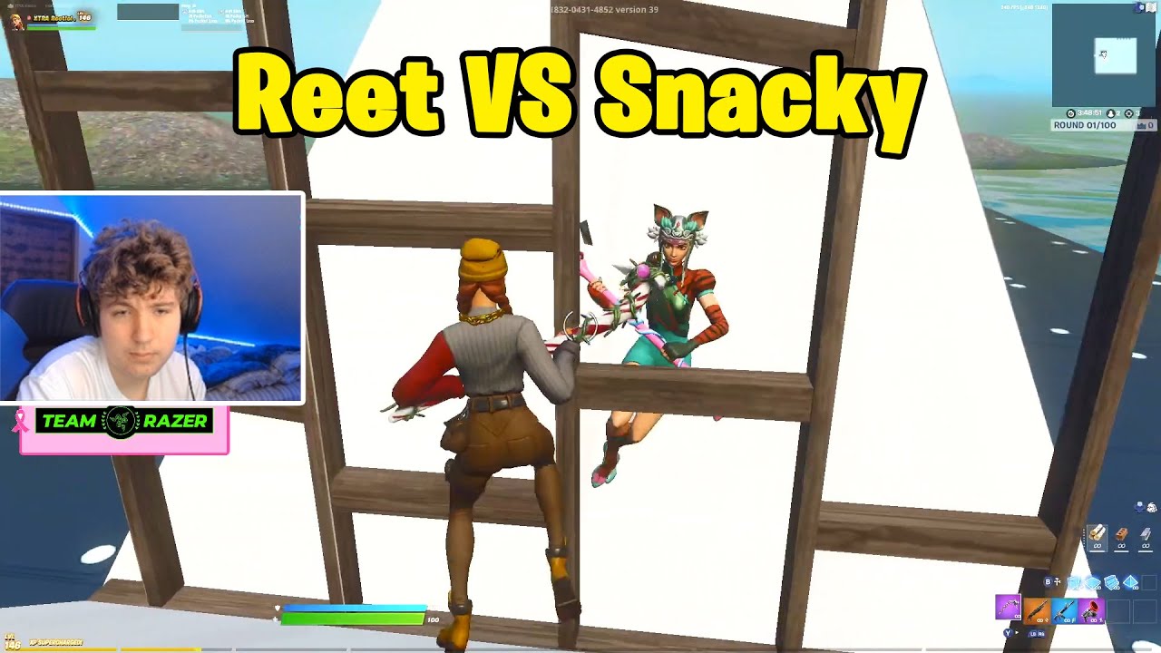 Reet VS XTRA Snacky 1v1 Buildfights! (Fortnite) - YouTube