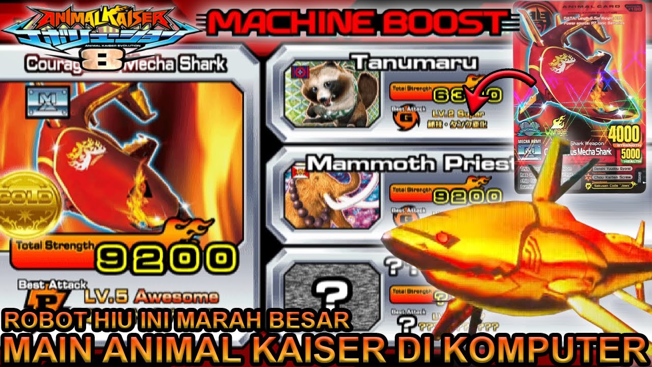 ROBOT HIU INI SANGAT MARAH COURAGEOUS MECHA SHARK DI KOMPUTER ...