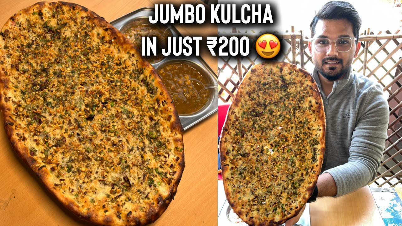 Jumbo Amritsari Kulcha Recipe | Authentic Street Food Experience ...