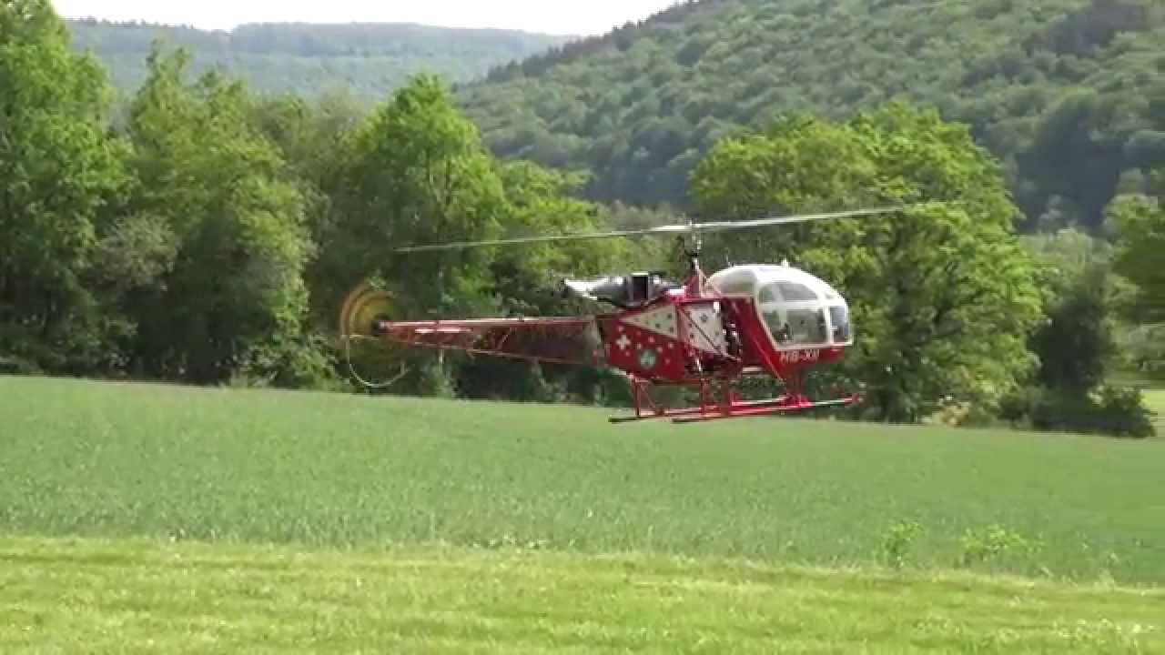 Aerospatiale SA 315B Lama HB-XII Scale 1:4 Vario Helicopter RC Model ...