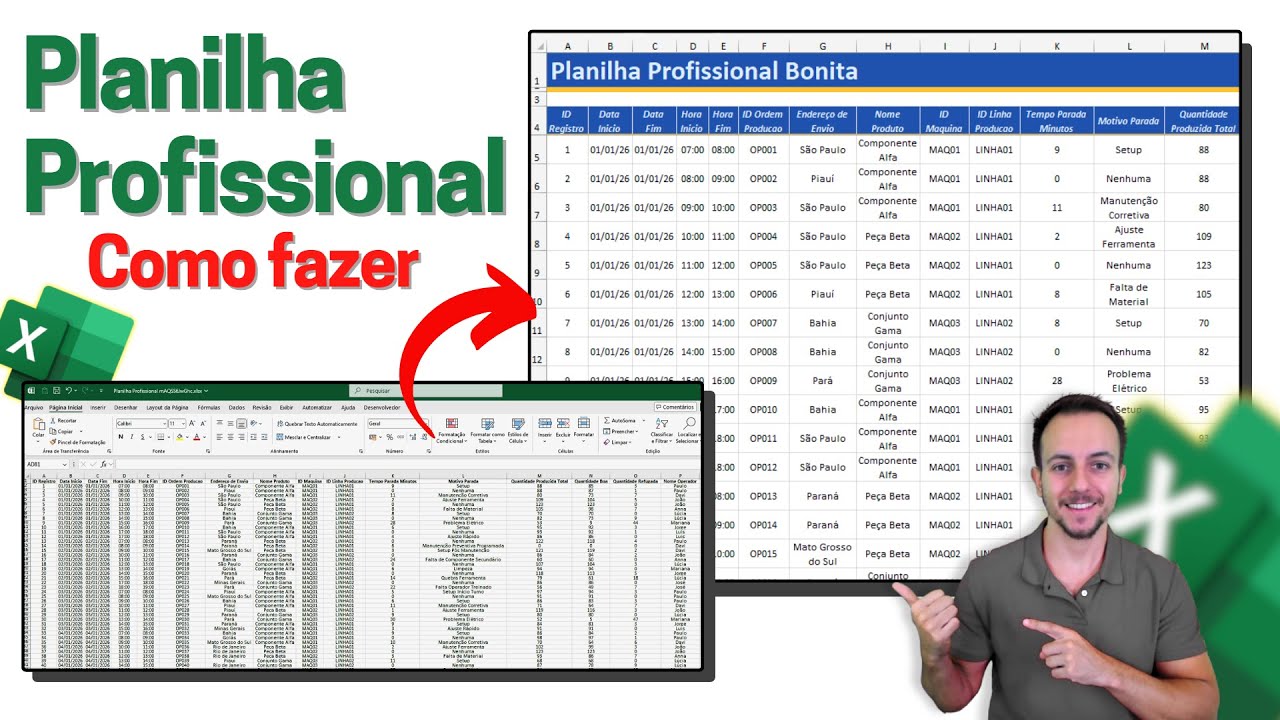 Planilha Profissional Excel p/ Impressionar seu Chefe | Como Fazer ...