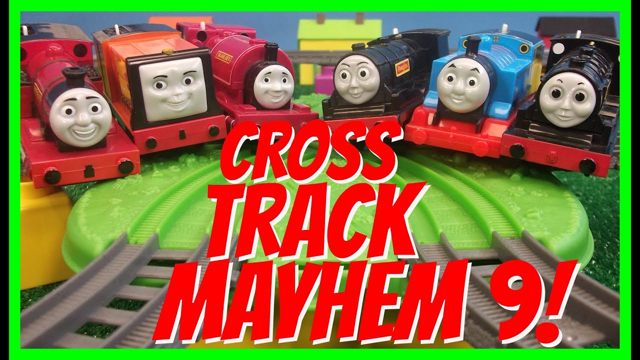 Cross Track Mayhem 9! Trackmaster Thomas and Friends Competition! - YouTube