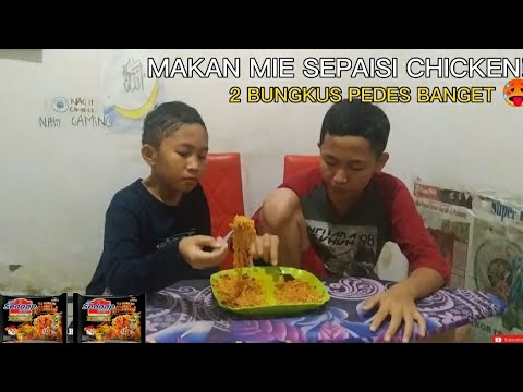 Mukbang Mie! [ Spicy Chicken ] Sama Kakak Saya!! - YouTube