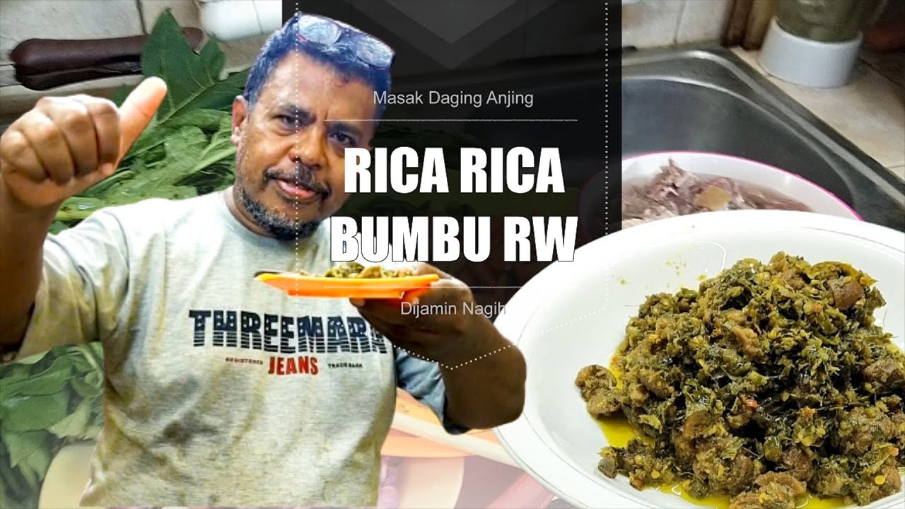 Masak Rica Rica RW Daging Anjing - YouTube