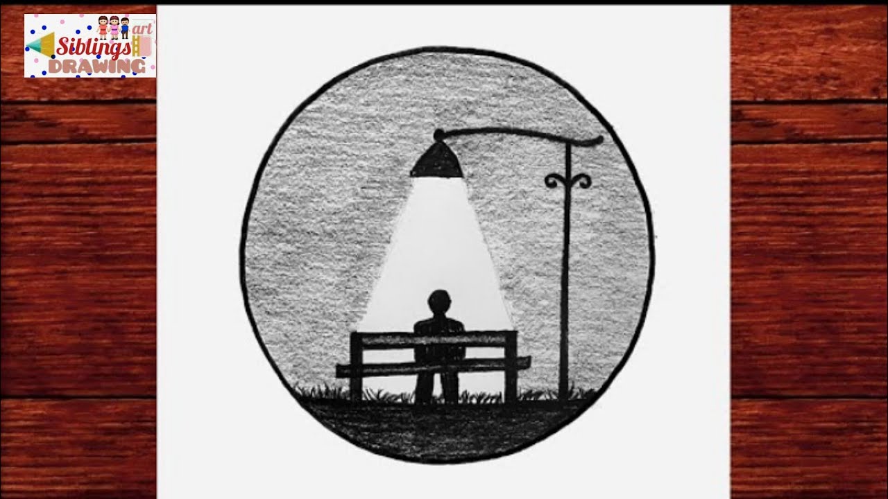 Easy Circle Drawing || Circle Drawing For Beginners || Pencil Sketch In ...