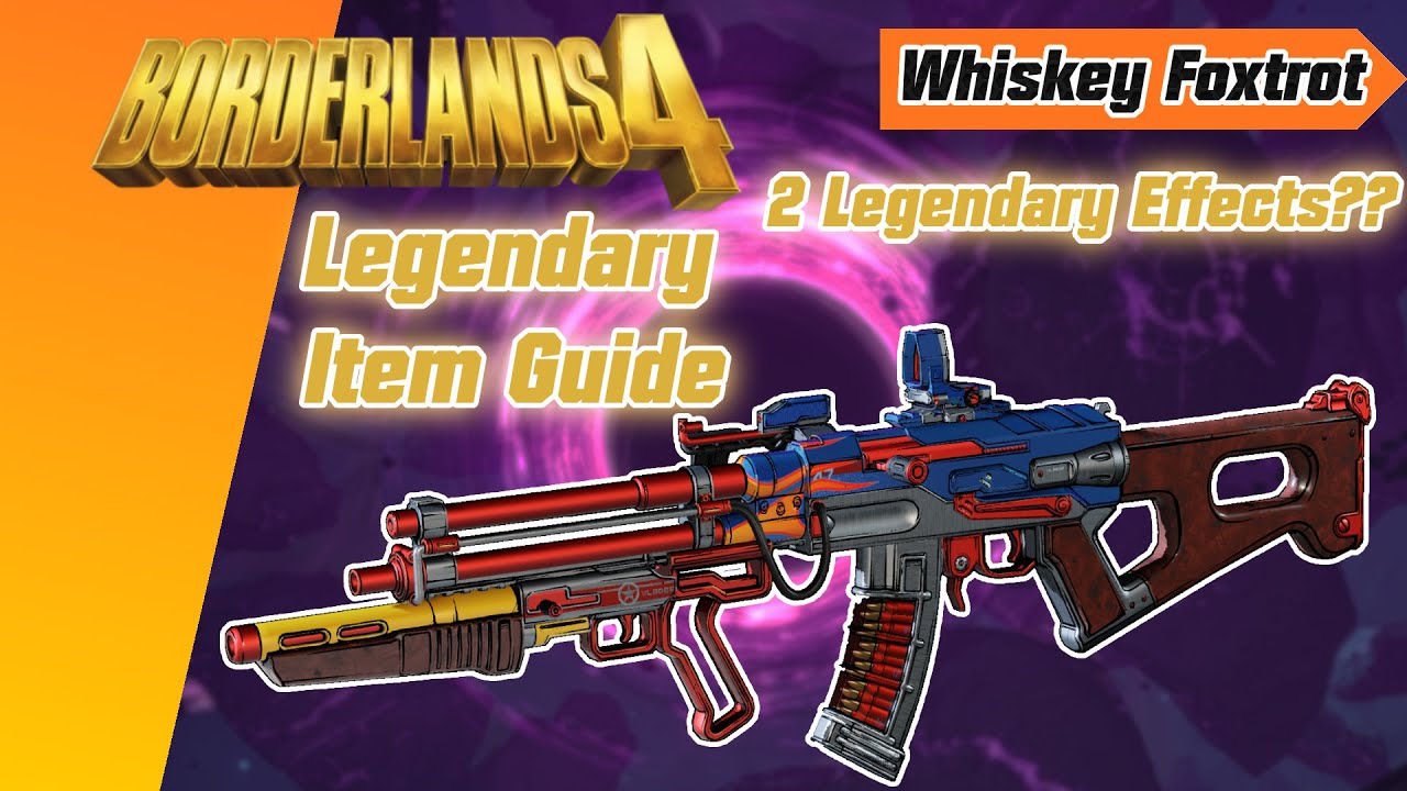 Borderlands 4 | WHISKEY FOXTROT 2 LEGENDARY EFFECTS | No Nonsense ...