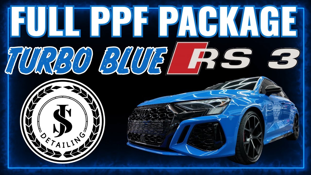Turbo Blue Audi RS3 now FULLY PROTECTED with PPF! #ppf #detailing #rs3 ...