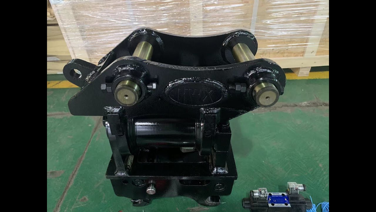 6 ton excavator hydraulic tilt rotator tilting rotating quick hitch ...