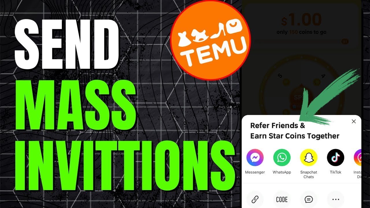 NEW! SEND MASS INVITATIONS TO FRIENDS ON TEMU (FULL GUIDE) - YouTube