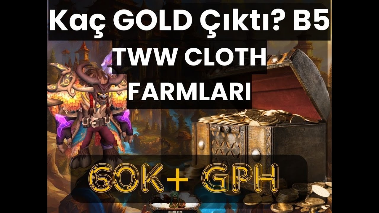 Kaç GOLD çıktı Bölüm 5: TWW Cloth Farmları - YouTube