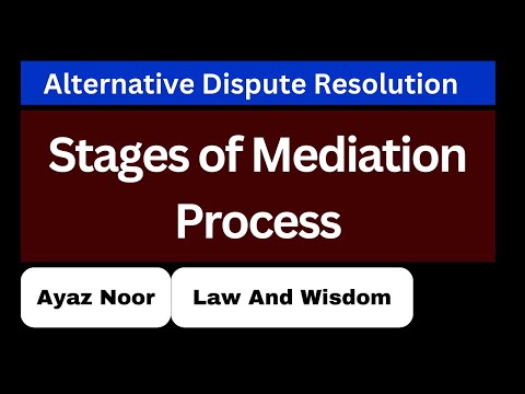 Stages of Mediation Process - YouTube