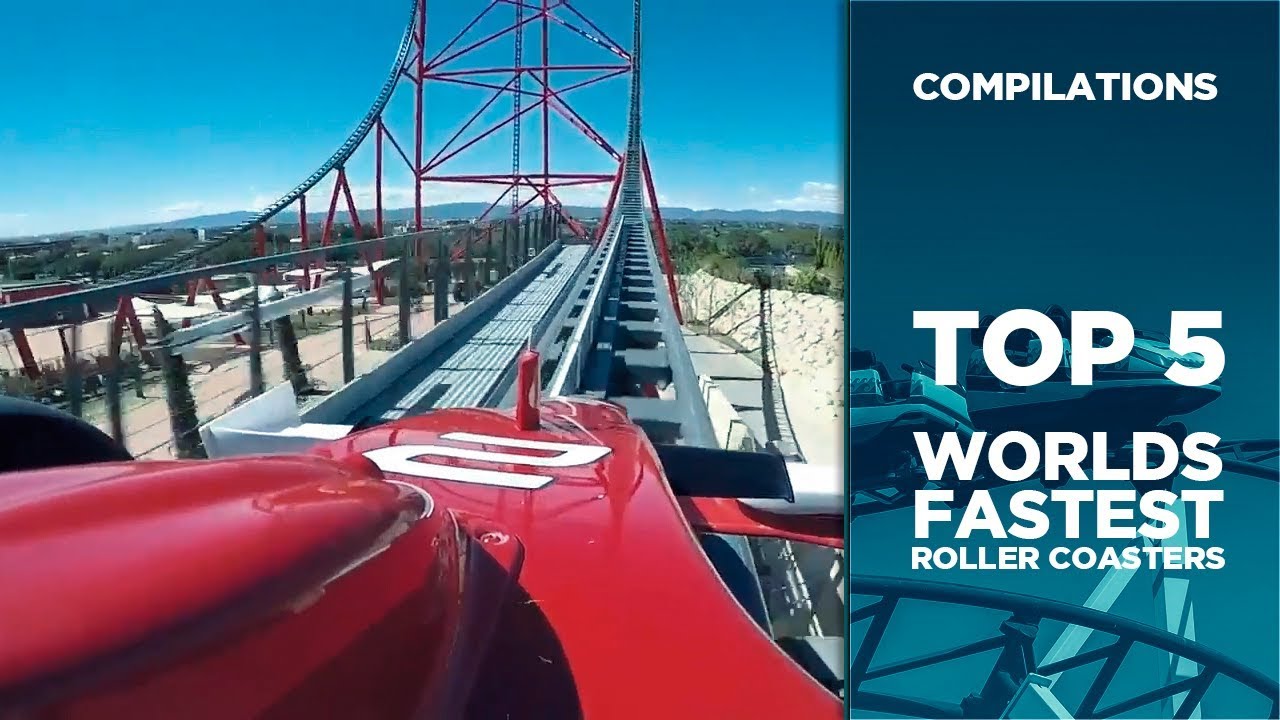 Top 5 Worlds Fastest Roller Coasters Compilation // POV shots - YouTube