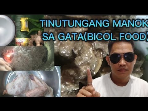 CATCH AND COOK NATIVE CHICKEN,(TINUTUNGANG MANOK SA GATA,BICOL FOOD ...