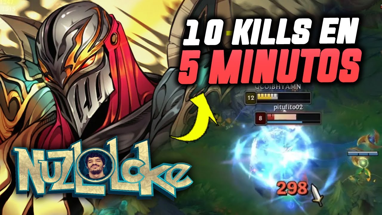 LA MEJOR PARTIDA de ZED MID de TODA LA SERIE 😮 League Of Legends | ZED ...