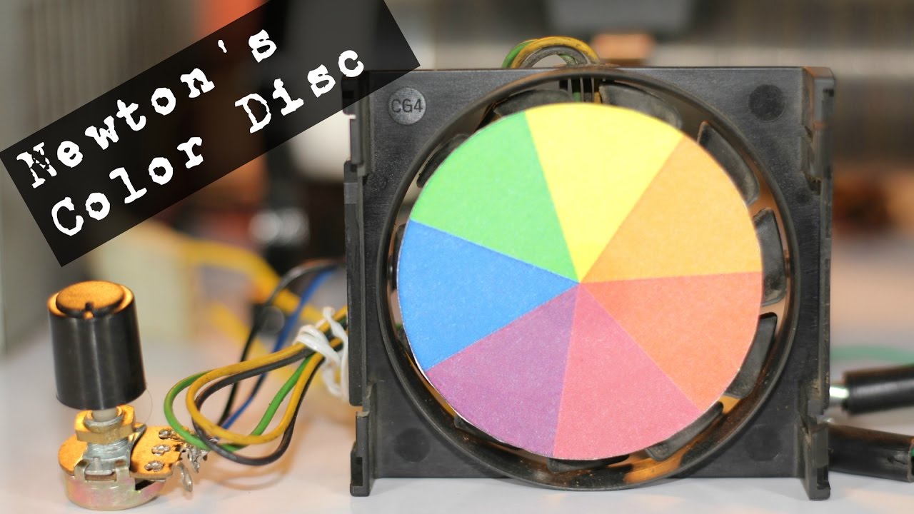 Newton Color Disc - Experiment - YouTube