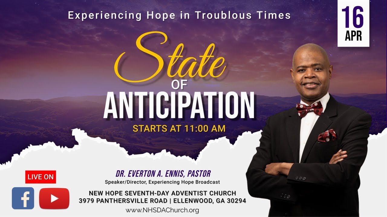 State of Anticipation | Experiencing Hope in Troublous Times - YouTube