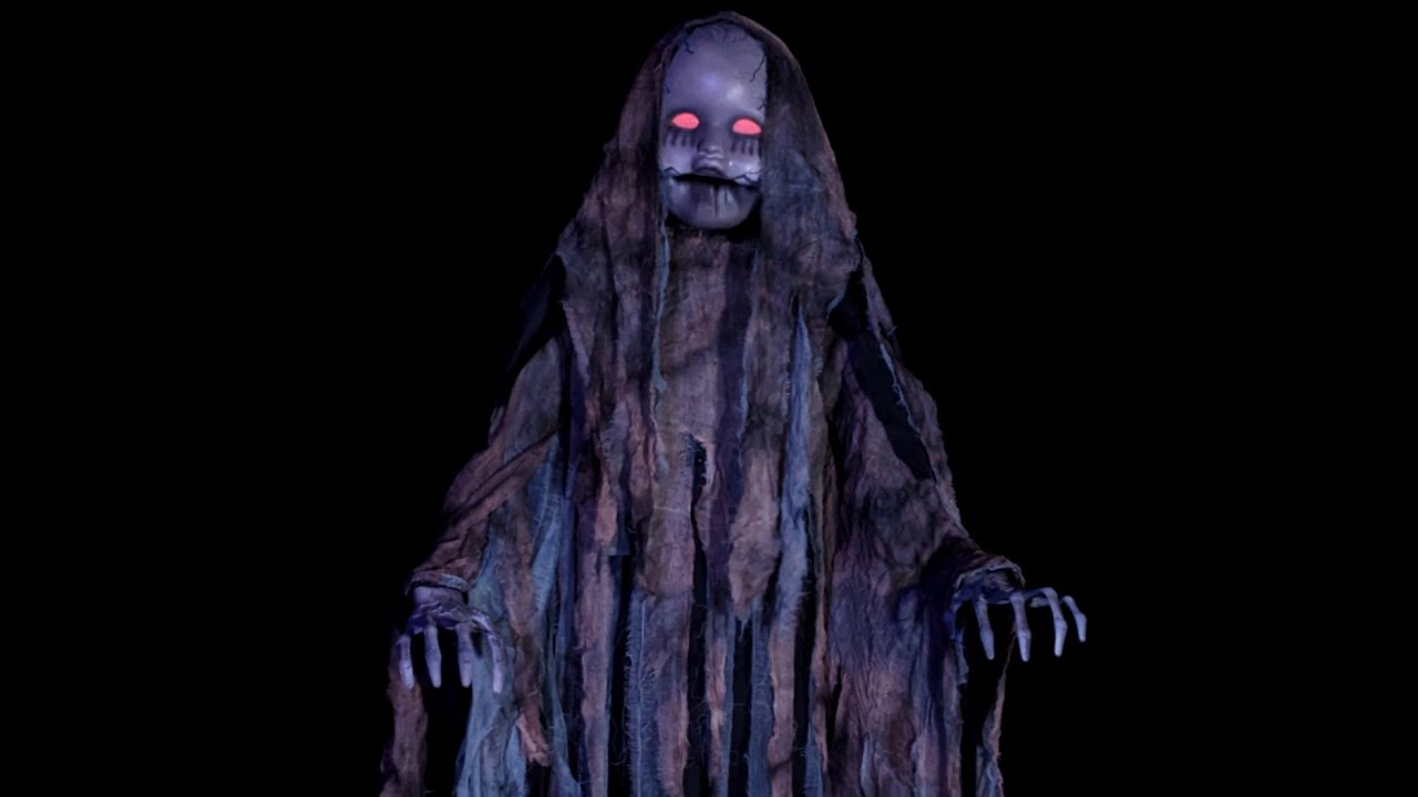 Spirit Halloween Creepy Rising Doll Animatronic Demo | Halloween 2023 ...