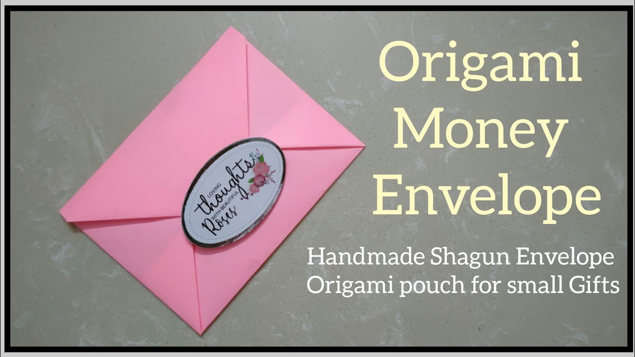Origami Money Envelope and Mini Pouch for Festive Favour | Handmade ...