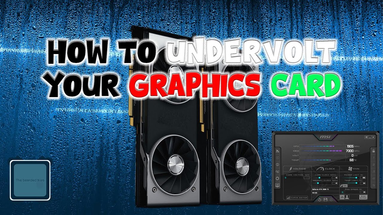 How to easily Undervolt your Graphics Card (MSI Afterburner) - YouTube