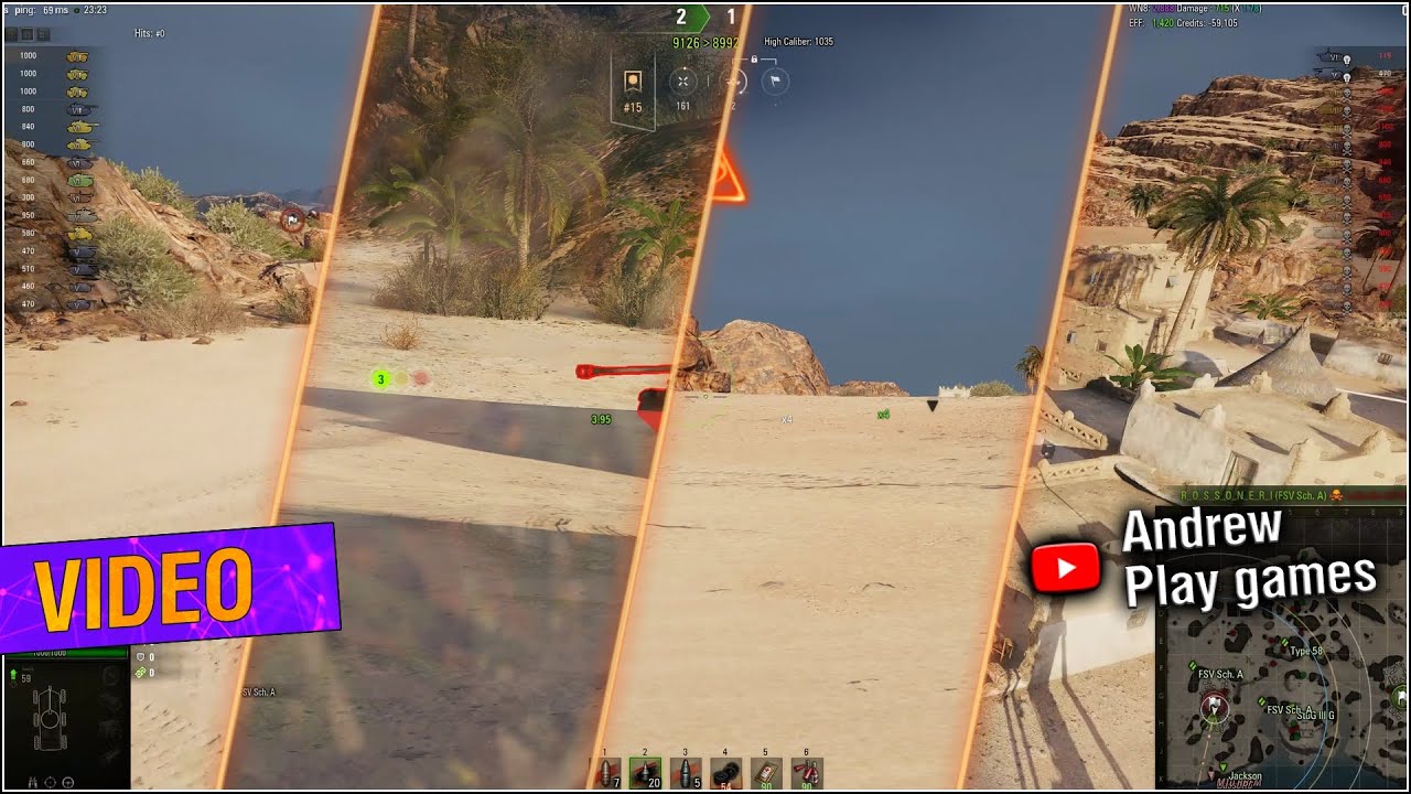 WoT - FSV Scheme A - Airfield - Epic Tank Battle! - YouTube