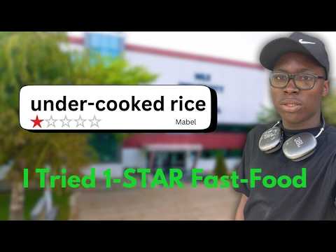 I TRIED 1 STAR FAST FOOD (FOOD COURT | JOLLOF RICE EDITION | MUKBANG ...