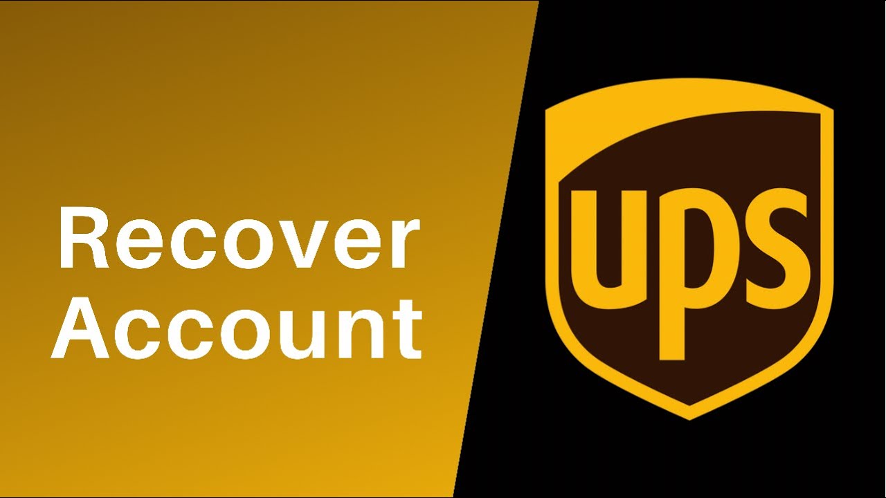 How to Recover UPS Account l UPS.com 2021 - YouTube
