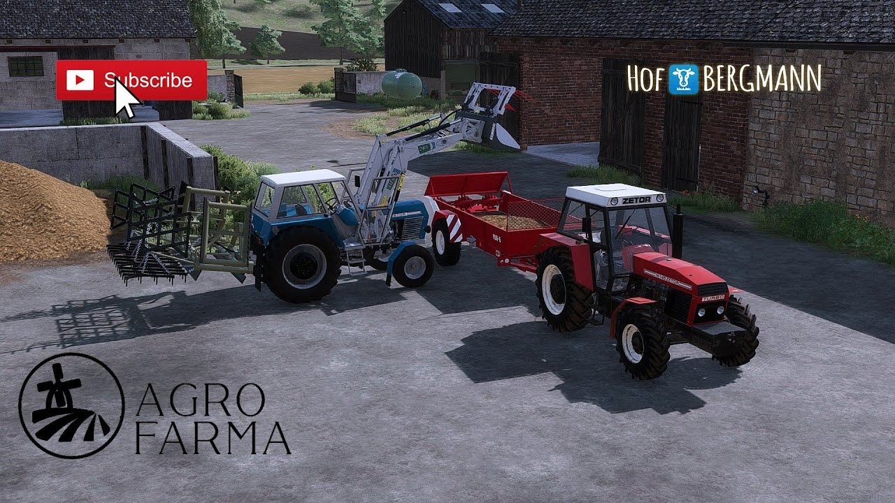 Realistický Hof Bergmann | Farming simulator 22 | Díl 2 | Hnoje ...