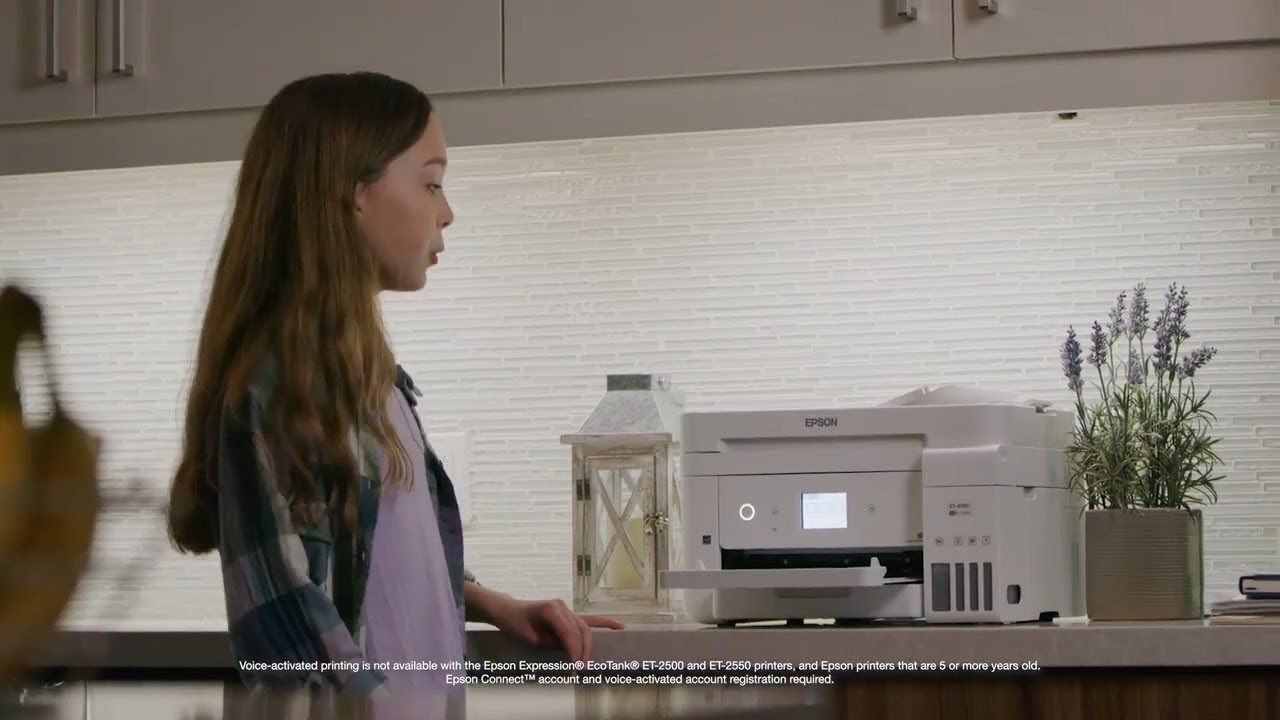 EcoTank® | Voice-Activated Printing Makes it Easy - YouTube