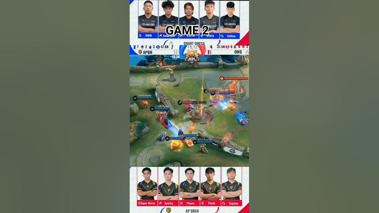 AP BREN vs OMG GAME 2 MPL-PH Season 13 Week 6 Day 3 #apbren #smartomega #MLBBEsports #MPLPH ...