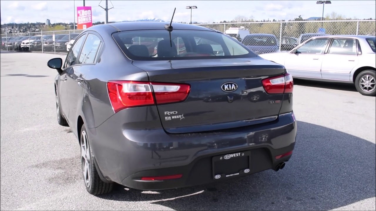 2014 Kia Rio EX 1.6L - YouTube