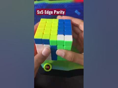 5x5 #rubikcube Edge parity #shortsvideo - YouTube
