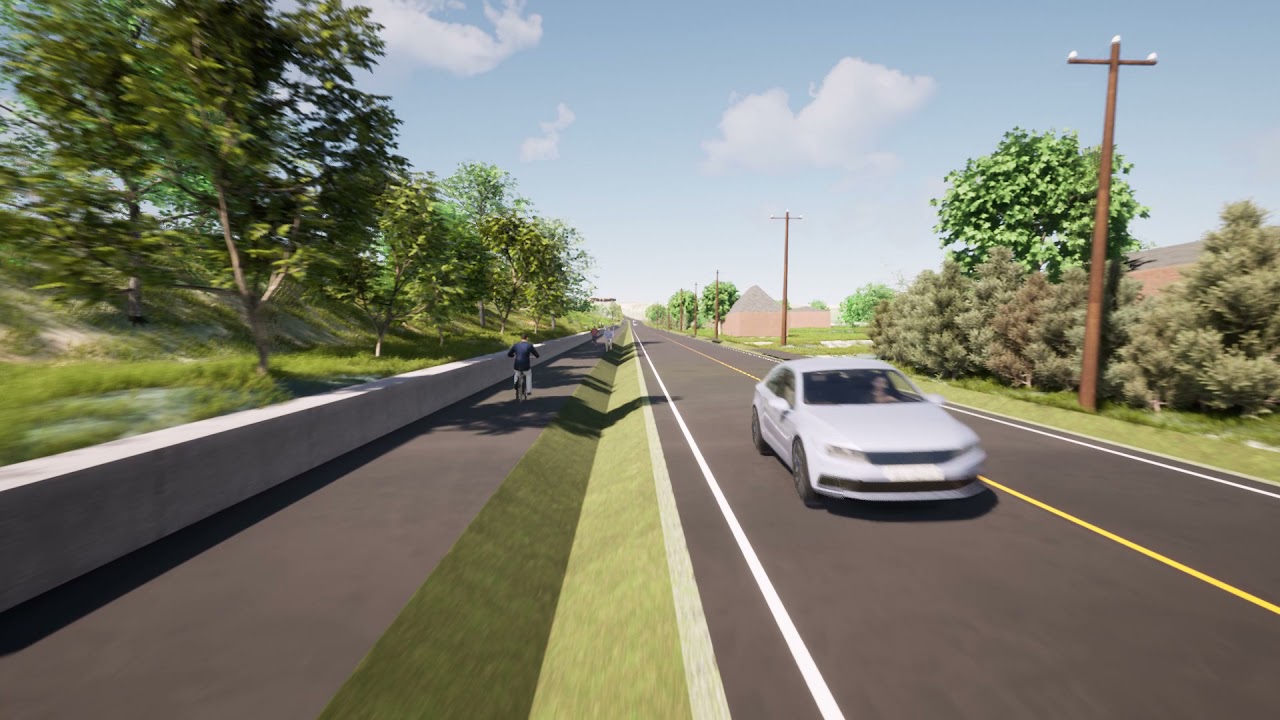 Silver Star Road Multi-Use Path Project Concept - YouTube